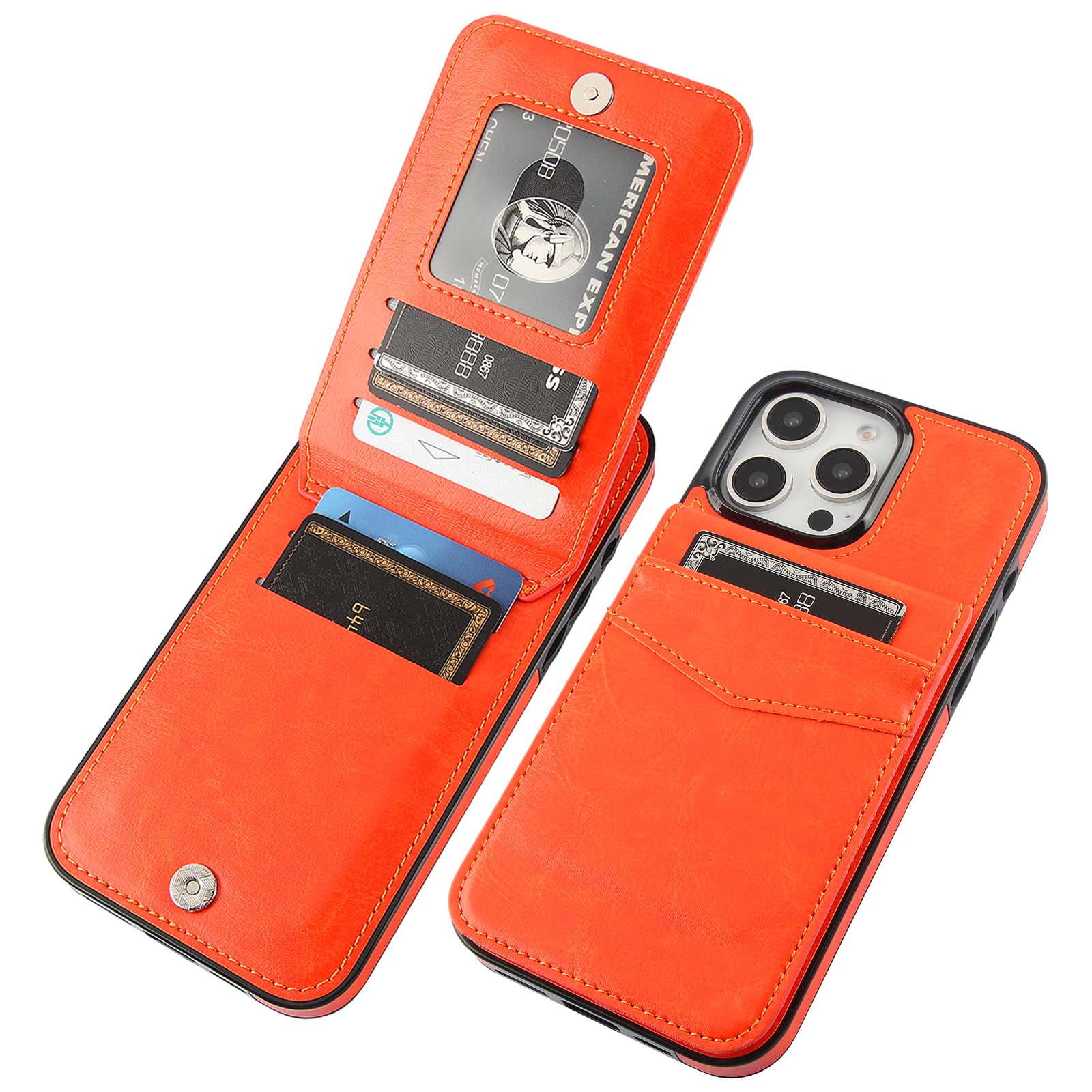 Amazon.com: KIHUWEY Compatible with iPhone 16 Pro Max Case Wallet with ...