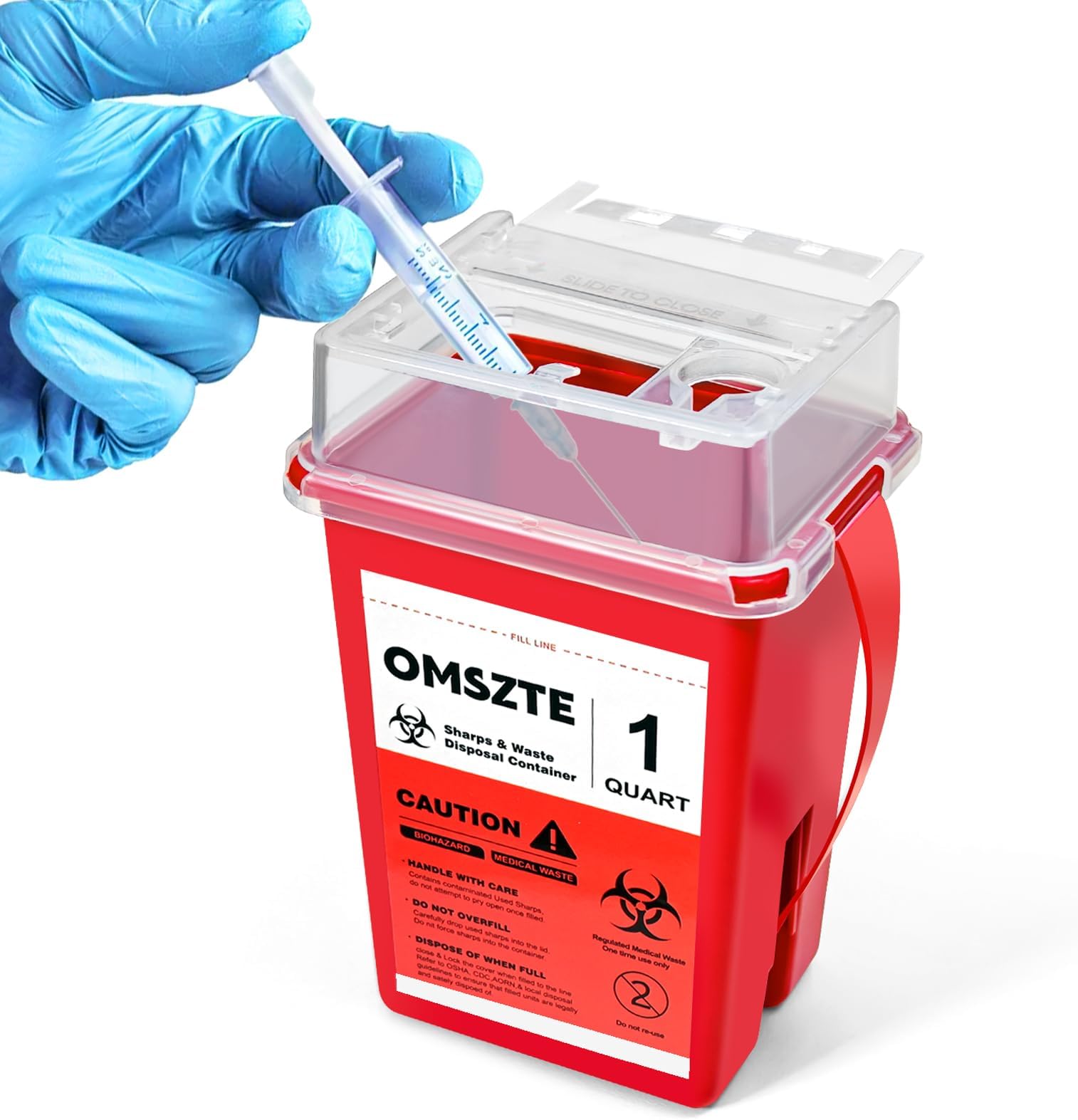 Amazon.com: Ever Ready First Aid Porta Sharps Transportable Sharps ...