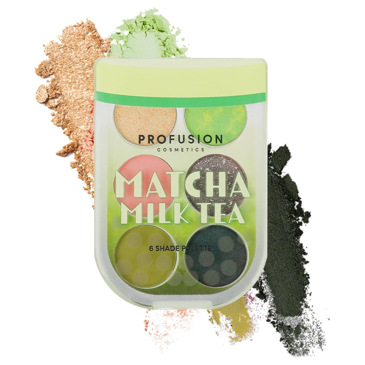 Amazon.com : Profusion Cosmetics Milk Tea Eyeshadow Palette - 6 Highly ...
