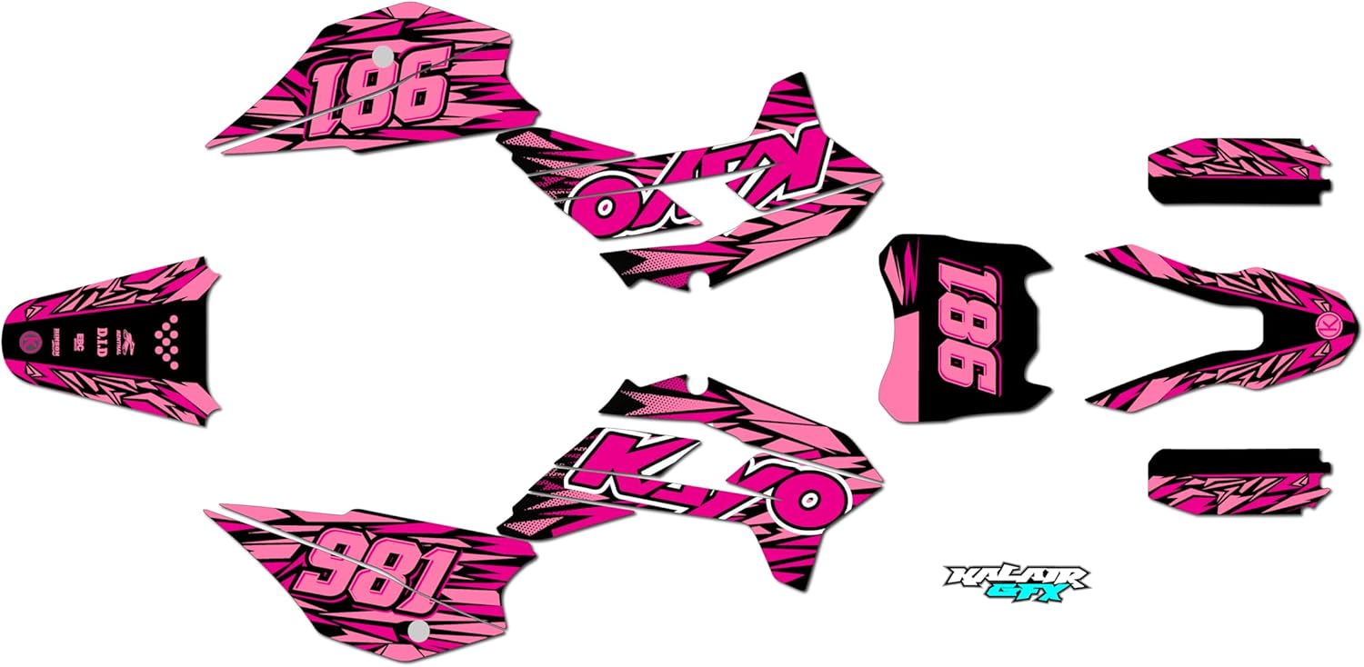 Amazon.com: Kalair GFX Graphics Kit for Kayo Pit Bike TT 125 and TT 140 ...