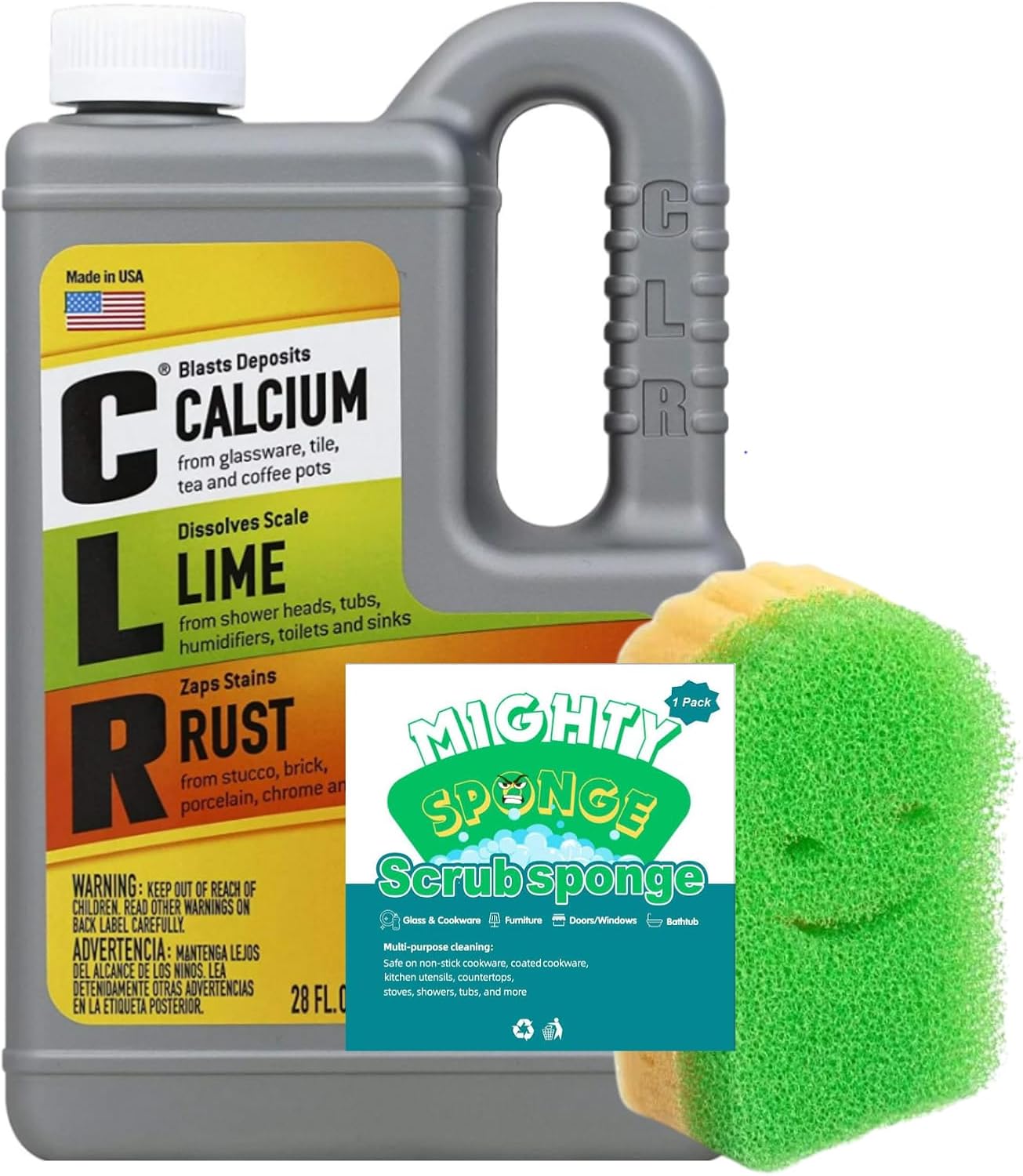 Amazon.com: Mare Island Trading Mighty Sponge CLR Cleaner Kit - Calcium ...