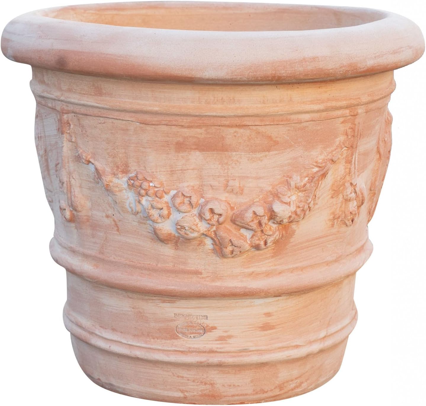 Biscottini Pot de fleur exterieur grande taille 50x44x50 cm - Pot terre ...
