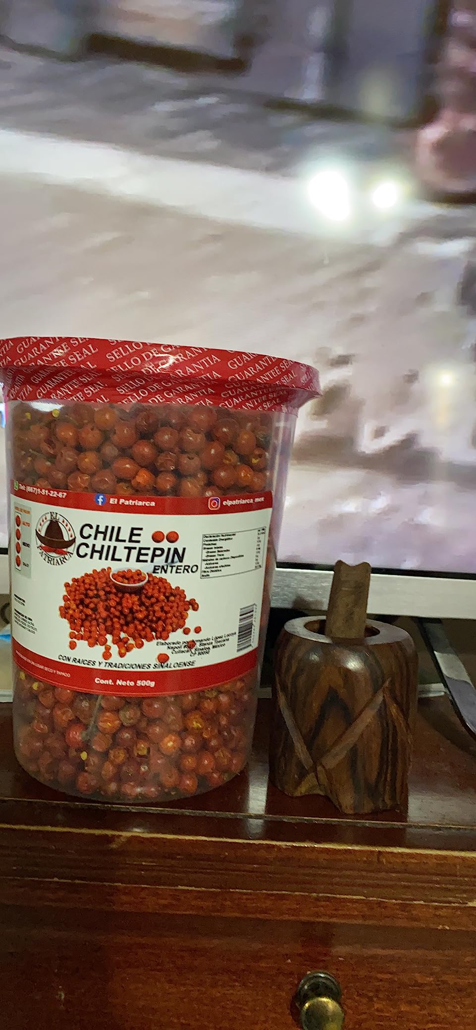 Chile Chile Chiltepín Chile Chiltepin Entero 1 Litro 250g Aprox