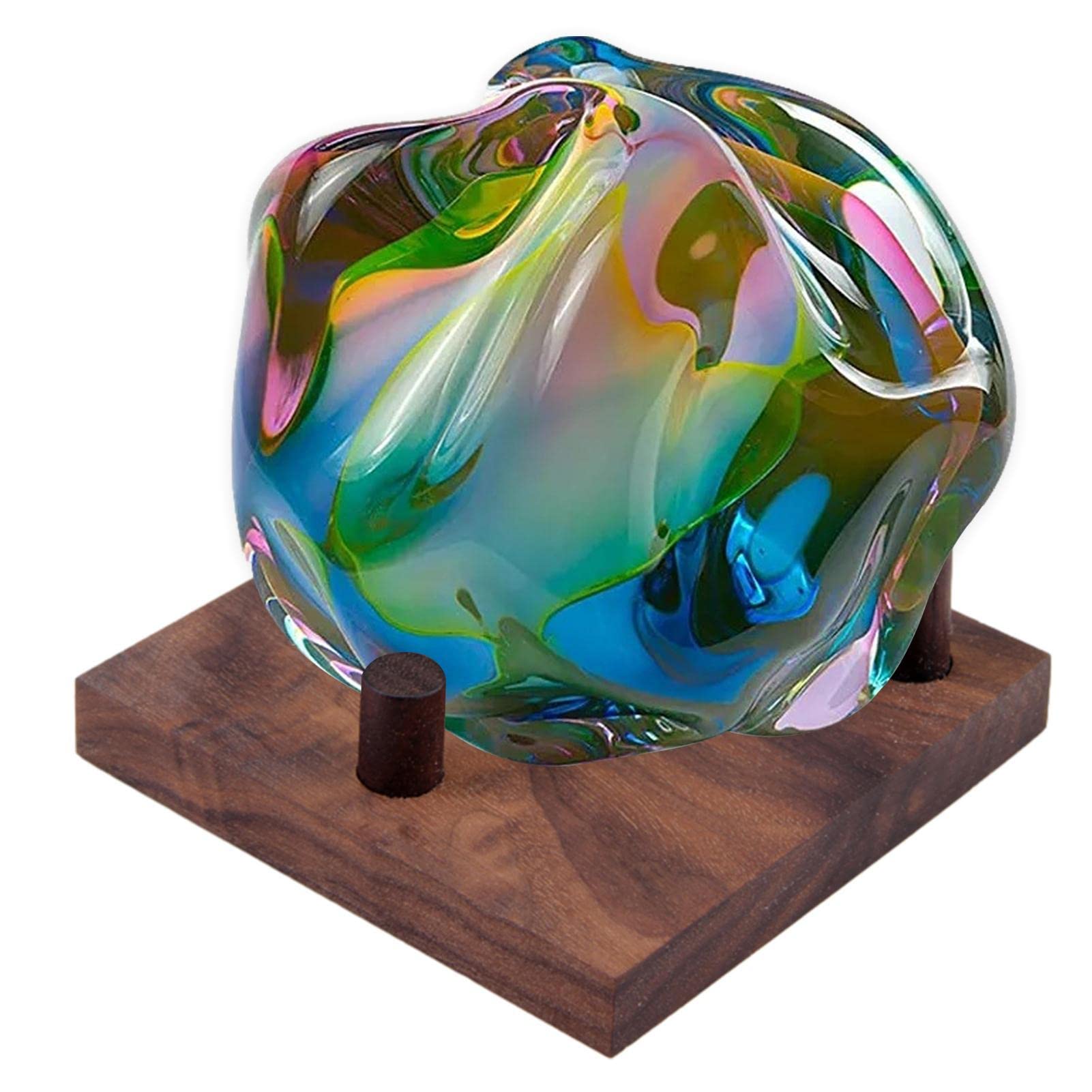 Amazon.com: Kumprohu Rock Stands for Display,Walnut Crystal Holder for ...