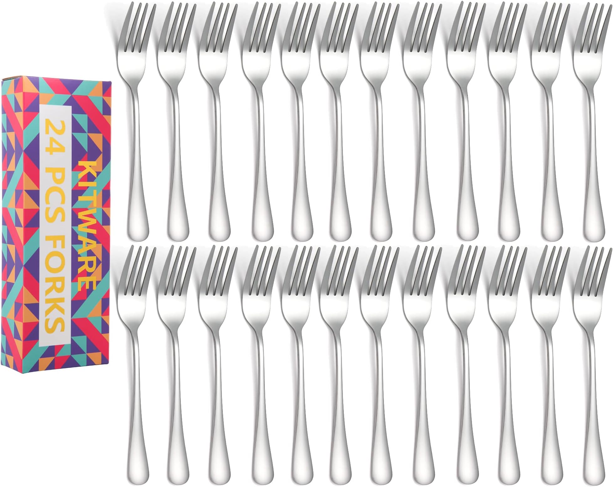Amazon.com: Tramontina Pro Line 36 Dinner Forks Commercial Grade ...