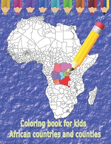 World Regional Maps Coloring Book Africa: Continent Books for Kids ...