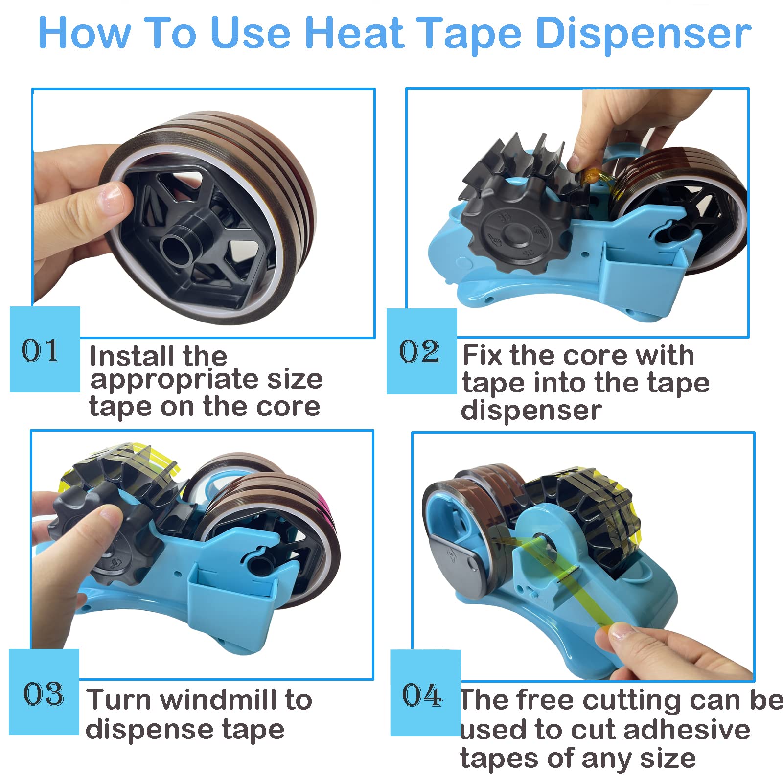 Snapklik.com : Heat Tape Dispenser Sublimation For Heat Transfer Tape ...