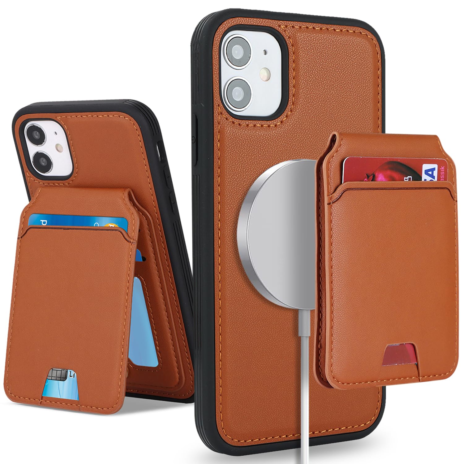 Amazon.com: SailorTech iPhone 12/12 Pro case with Credit Card Holder ...