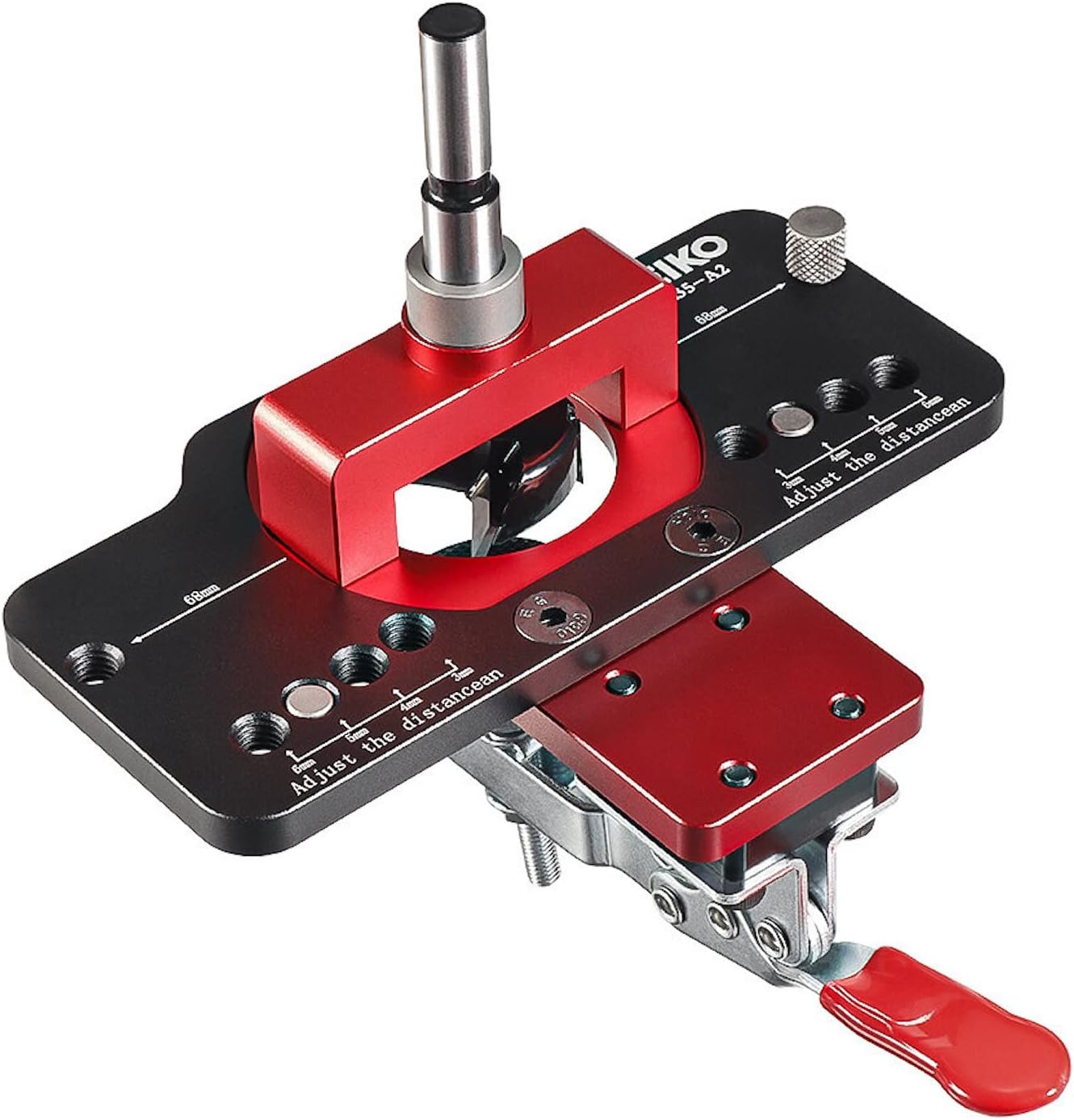 veito VEIKO 35MM Hinge Boring Hole Drill Guide Locator Jig Clamp ...