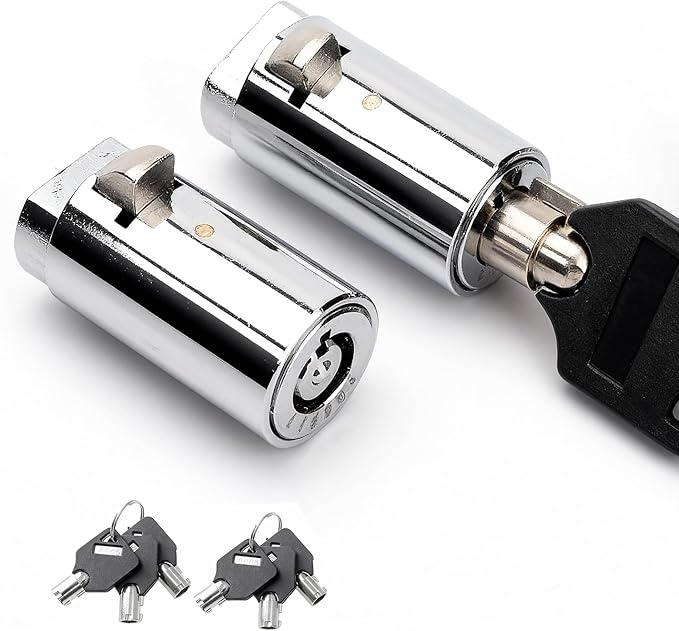 2 Pack Vending Machine Locks Keyed Alike with 6 Keys, High Security ...