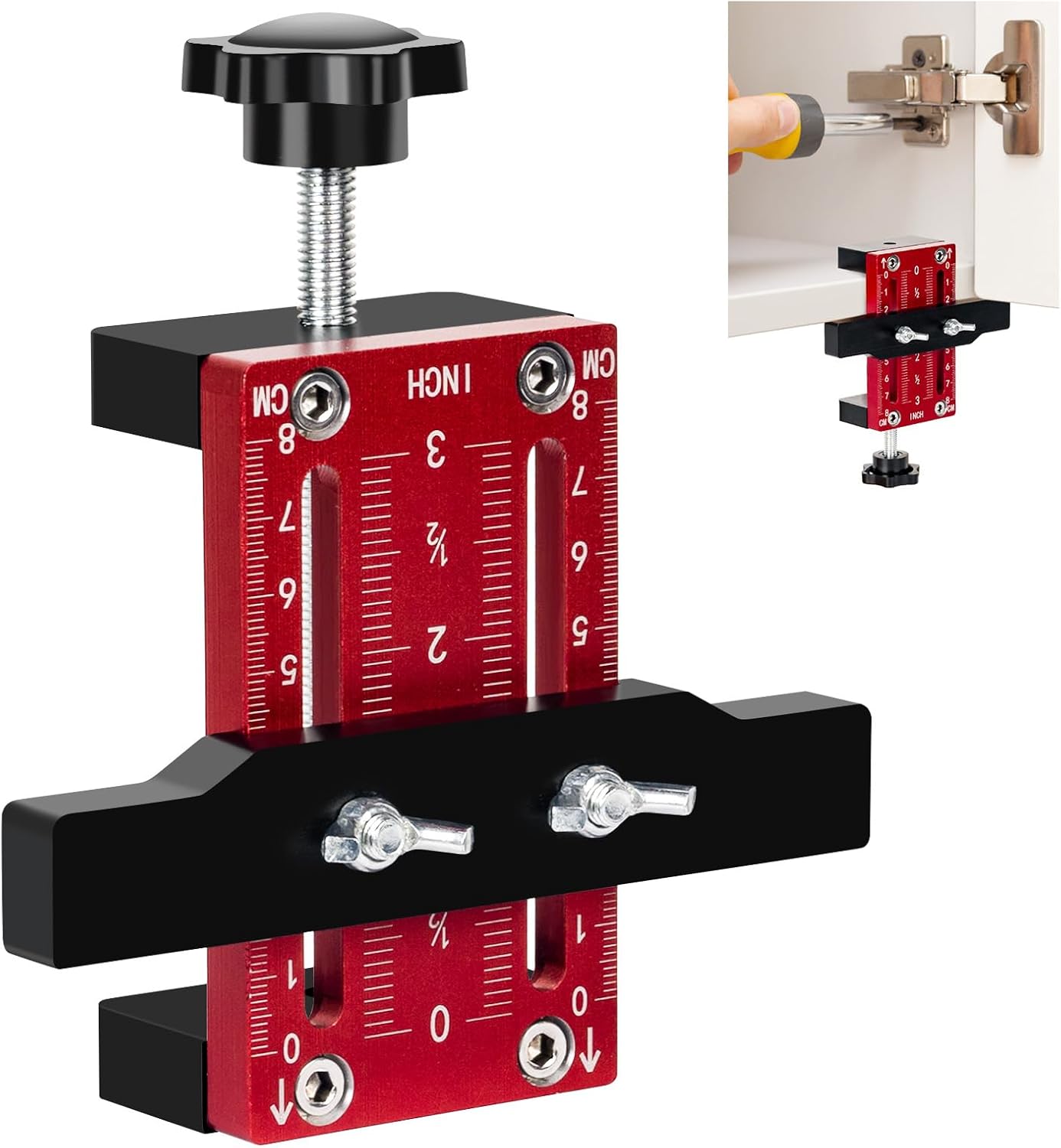 Adjustable Cabinet Door Installation Positioner - Aluminum Alloy ...