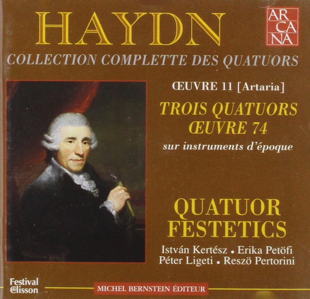 Franz Joseph Haydn, Quatuor Festetics - Haydn String Quartets Op.74 No.'S 1-3. (Quatuor ...