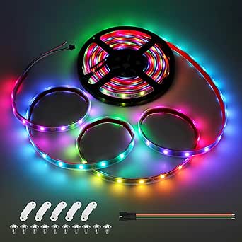 Amazon.com: ALITOVE 16.4FT WS2812B Individually Addressable LED Strip ...