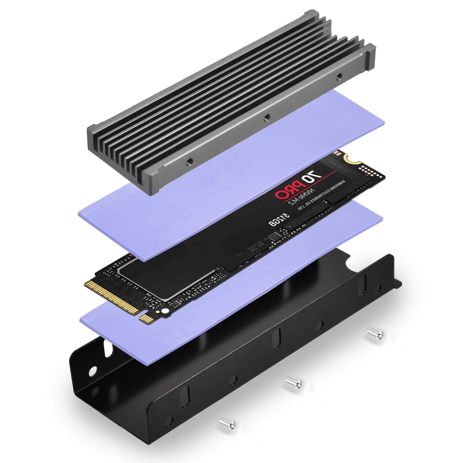 Buy M 2 2280 SSD Heatsink PCIE NVME Or SATA M 2 2280 SSD Double Sided Buy M 2 2280 SSD Heatsink PCIE NVME Or SATA M 2 2280 SSD Double Sided
