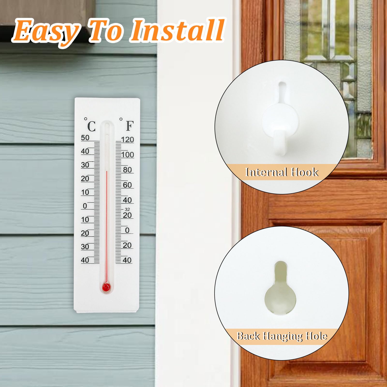 Snapklik.com : Key Cabinet Outdoor, Key Lock Box, Thermometer ...