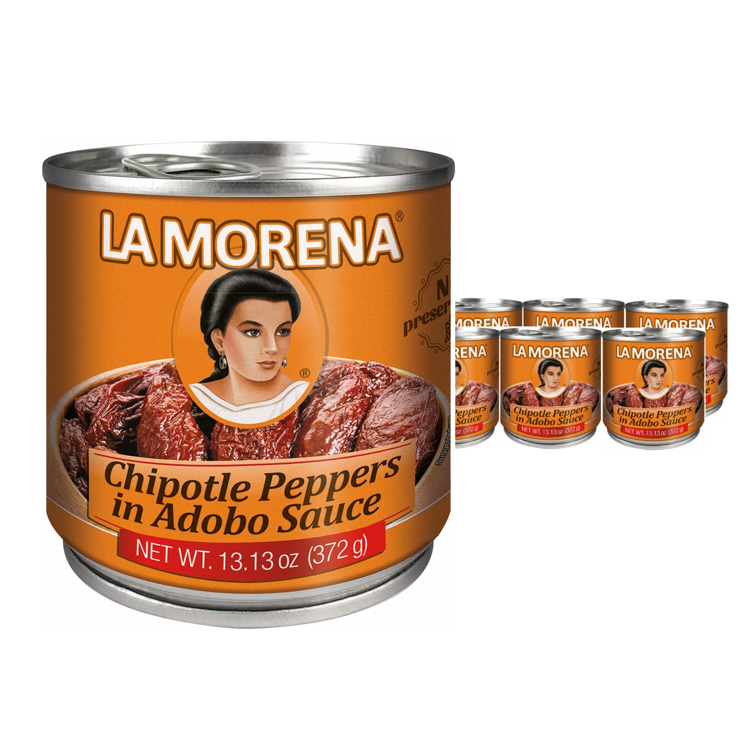 Amazon.com : La Morena Chipotle peppers in adobo sauce, 13oz (6 pack) : Grocery & Gourmet Food