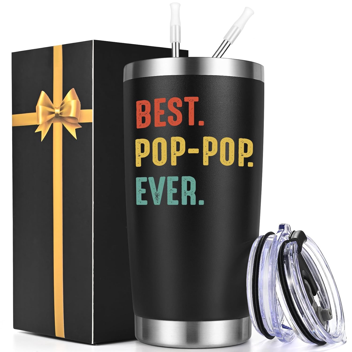 Amazon.com | Lifecapido Granpa Gifts, Pop Pop Gifts, Best Pop-Pop Ever ...