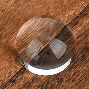 Amazon.com: Haosie 6X Acrylic Dome Magnifier, 3 Inch Paperweight ...