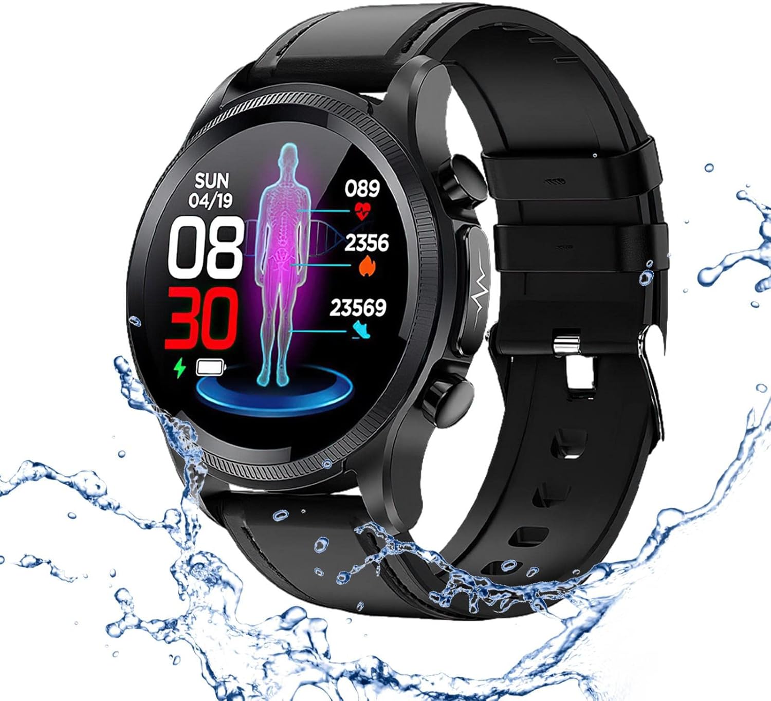 Cipliko Blutzuckeruhr Geekran Smartwatch Zur Blutzuckermessung