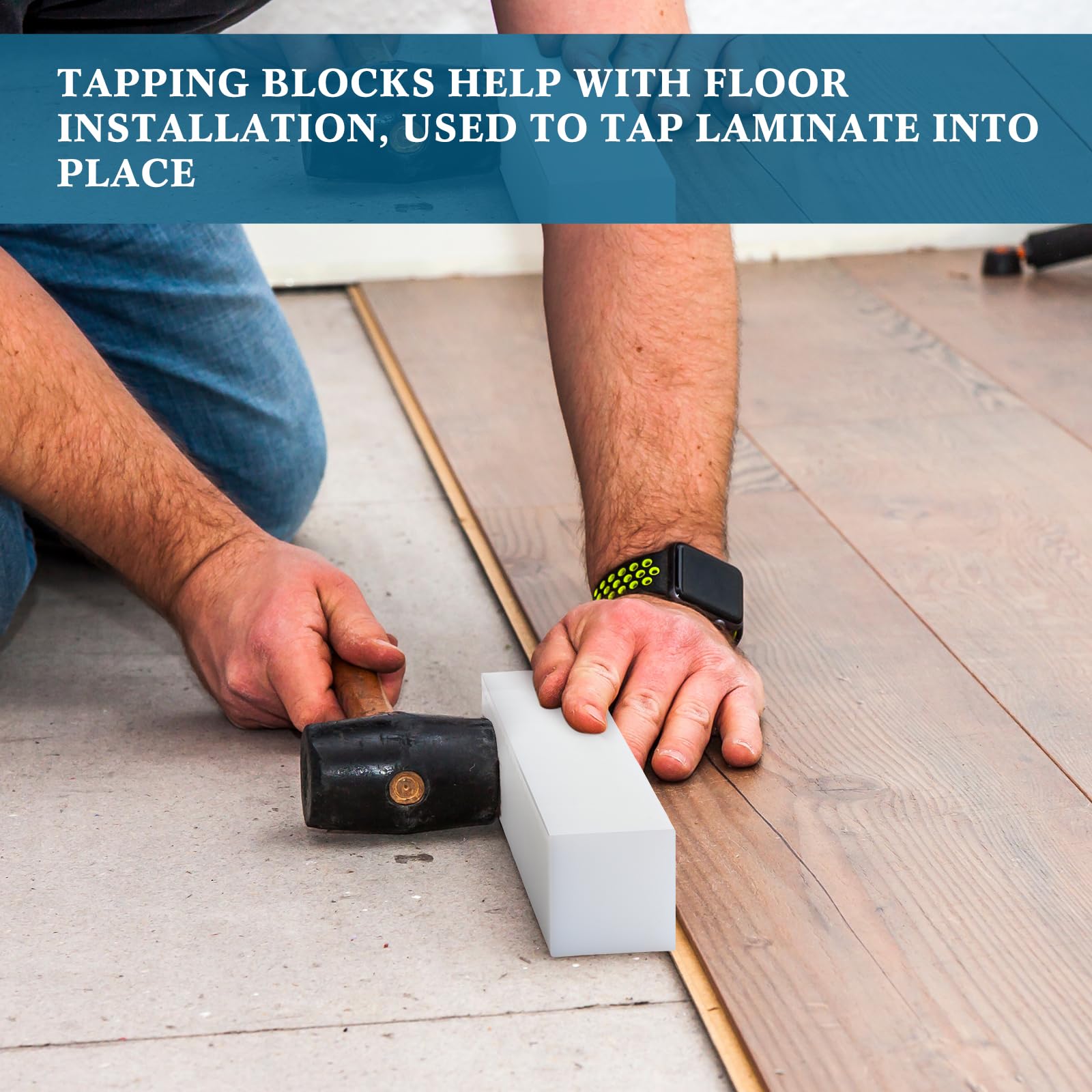 Snapklik.com : Landical UHMW Tapping Block Rectangular Ultra High ...