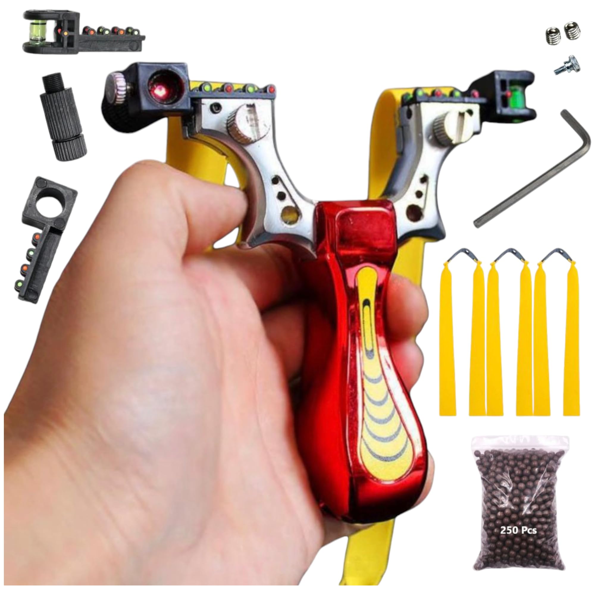 Marksman® Alloy Quick Pressure Cobra Laser Light Infrared Slingshot for ...