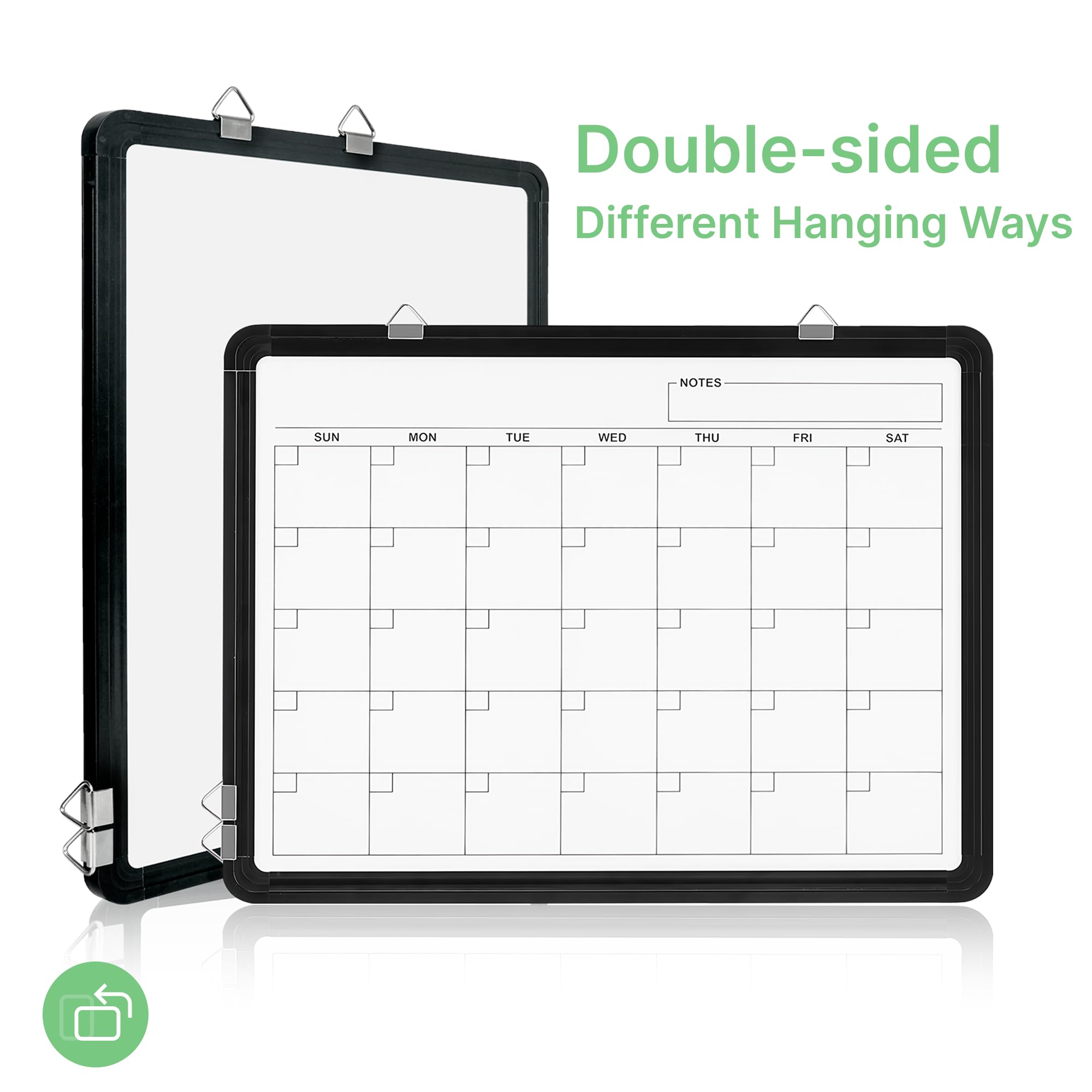 Snapklik.com : Monthly Calendar Whiteboard For Wall, 16" X 12" Small ...