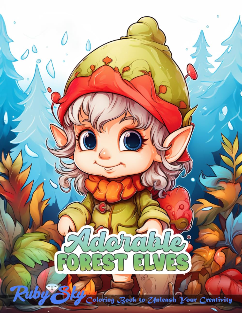 Amazon.com: Adorable Forest Elves Coloring Book: Enjoy, Relax, and ...