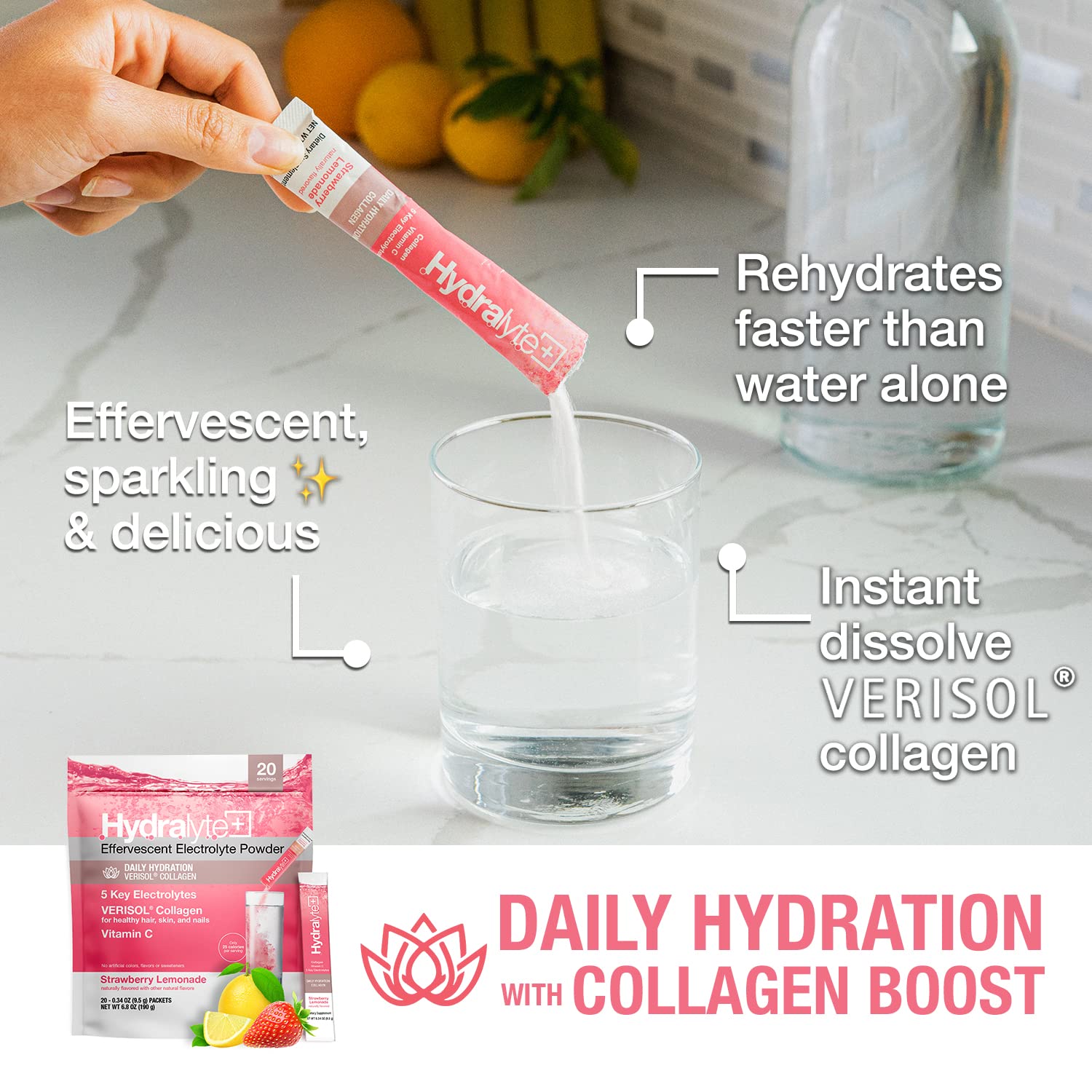 Snapklik.com : Hydralyte Verisol Collagen Packets