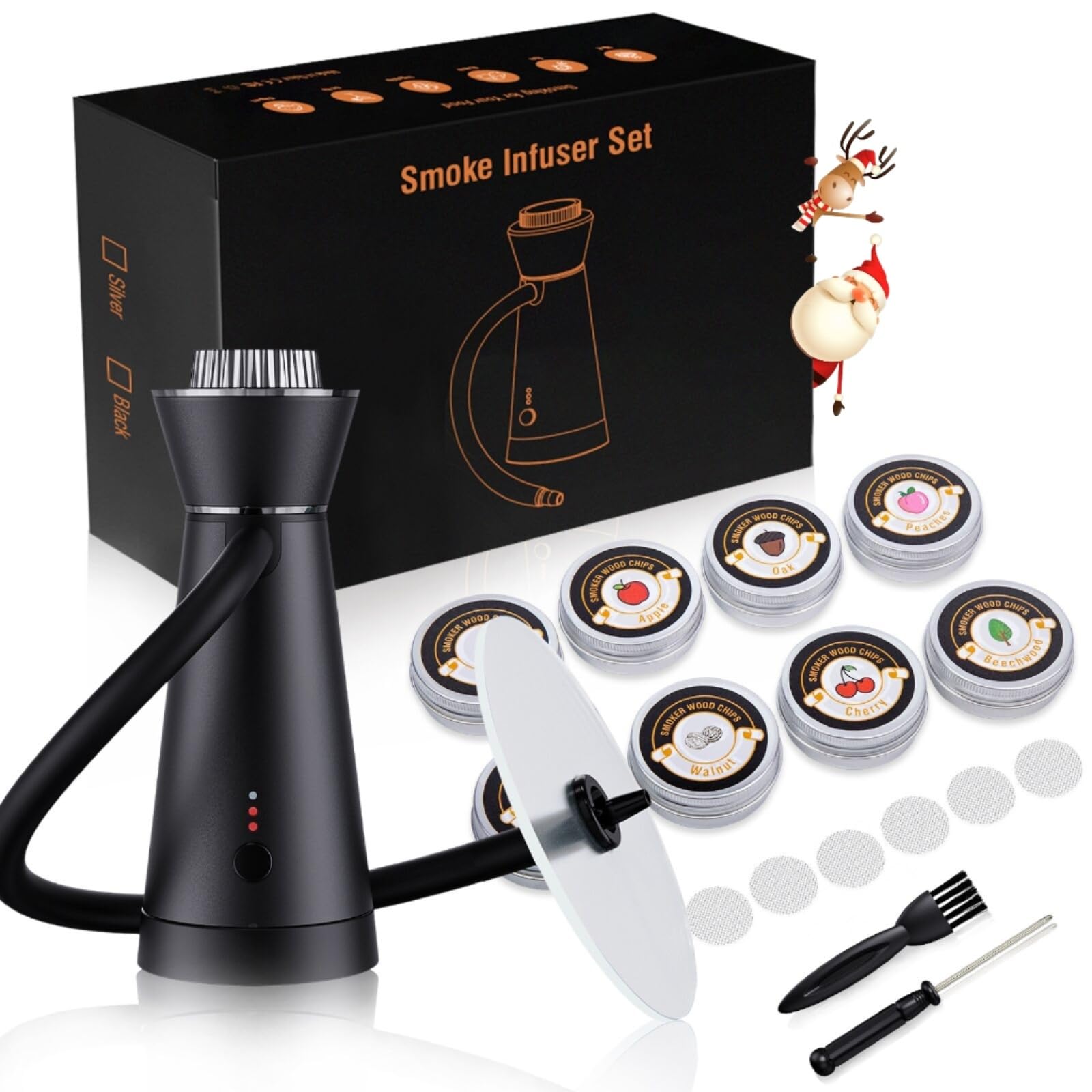 Amazon.com : Cocktail Smoker Kit Old Fashioned Smoker Kit with 8 Wood ...