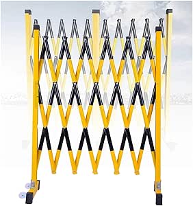 Amazon.com: HOBURT Expandable Mobile Barricade Retractable Barrier ...