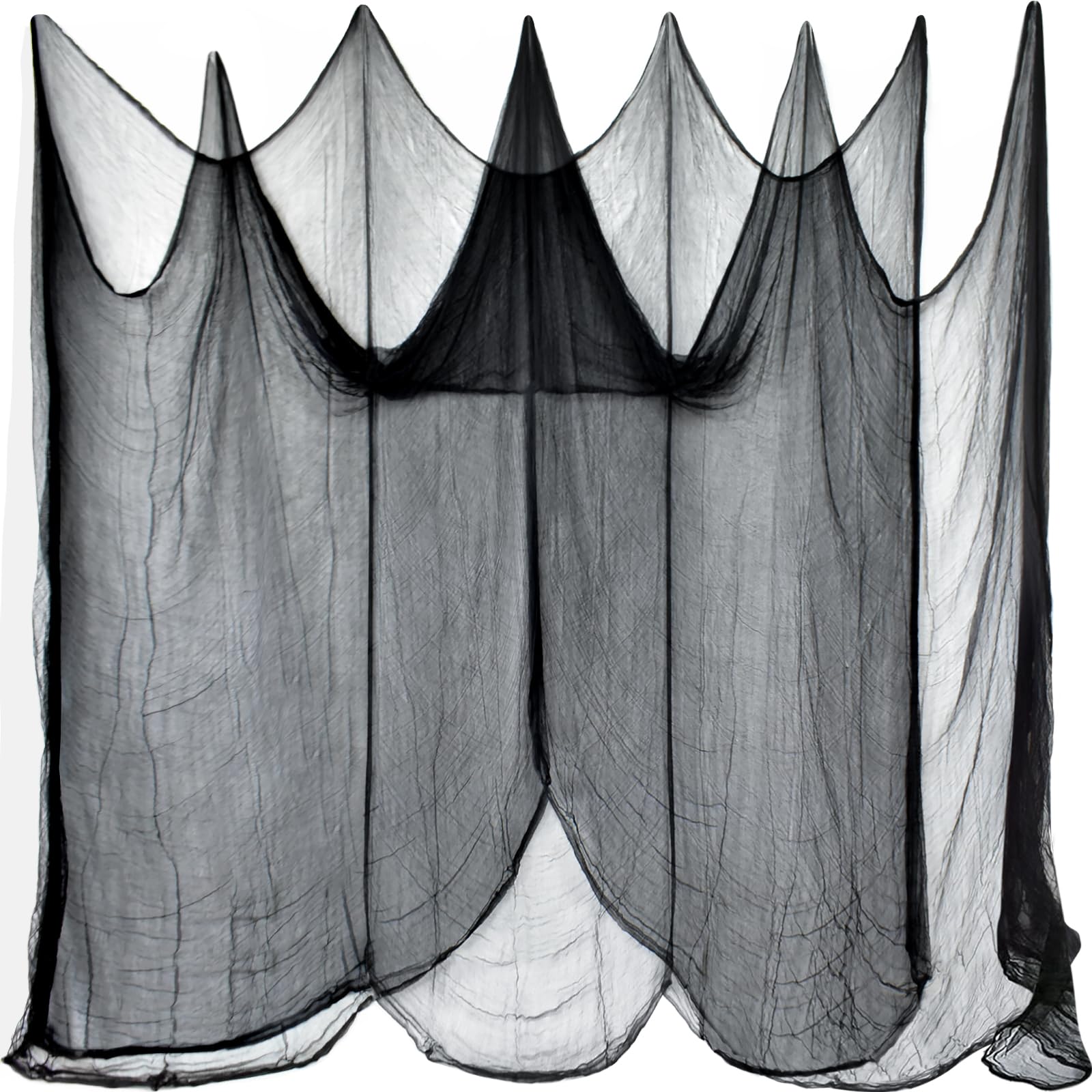 Snapklik.com : 85 X 400 In Halloween Creepy Cloth, Black Spooky ...