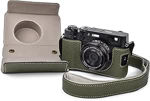 Amazon.com : VOVMOEYA X100VI Case,Camera Half Case for X100VI,PU Leather Camera Case Compatible ...