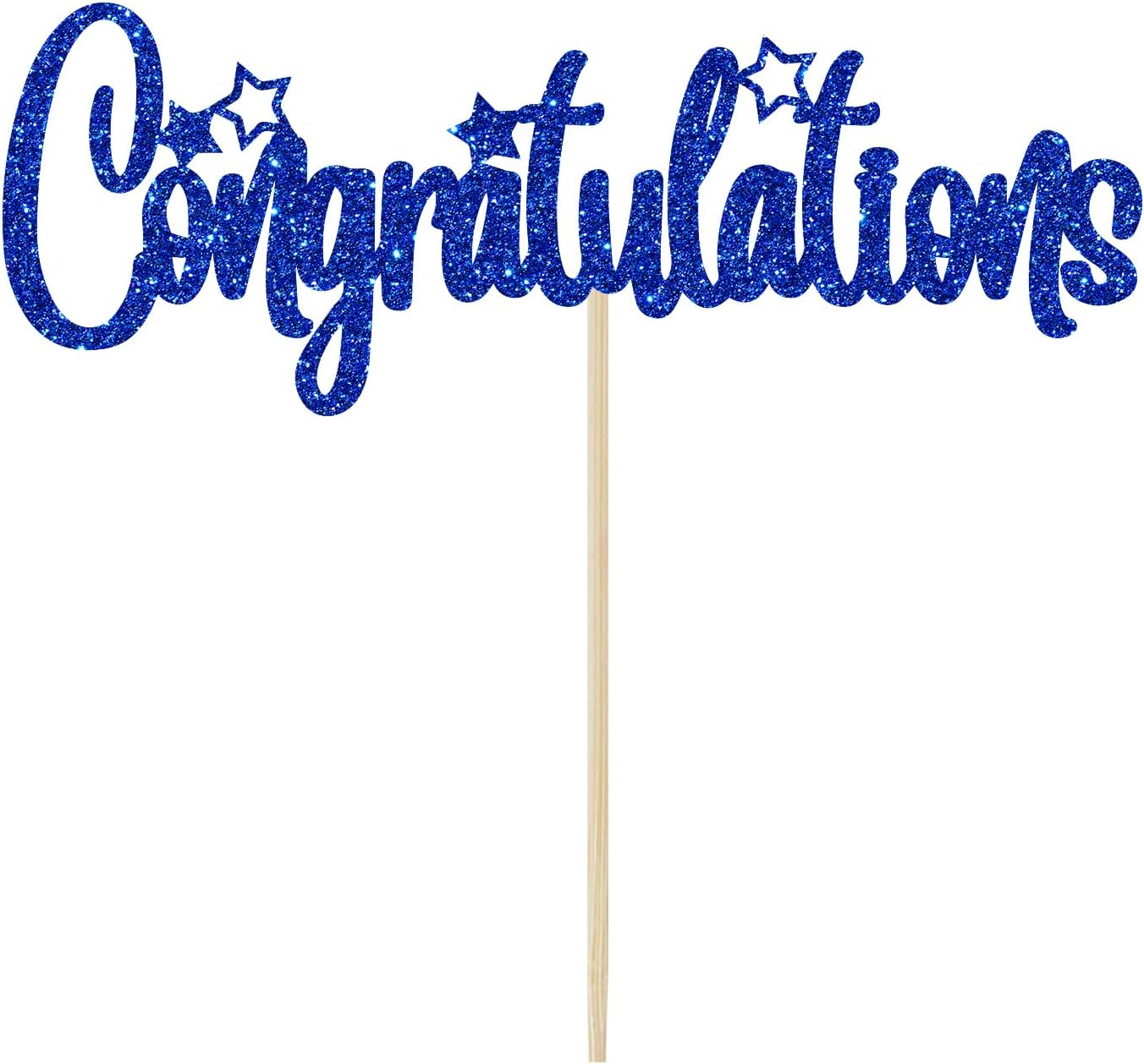 Amazon.com: Congratulations Cake Topper, Congrats Cake Decorations ...