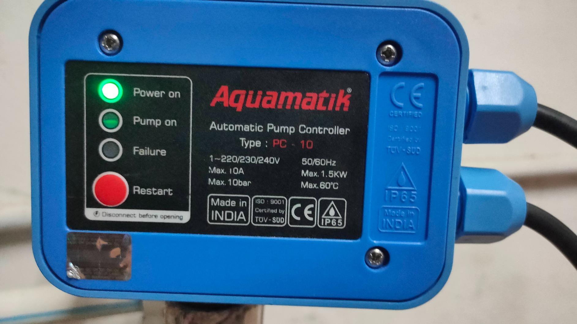 MEGAFLOW Aquamatik Prime Automatic Pressure Pump Controller for All ...
