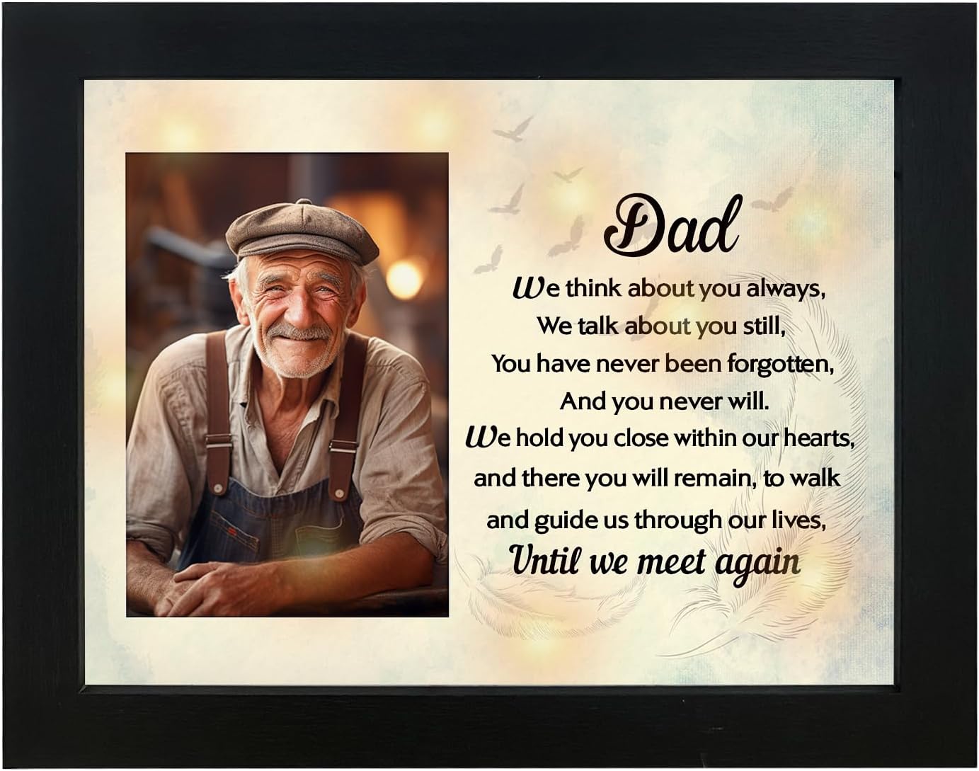 Amazon.com - Dad Memorial Shadow Box, Fathers Day in Heaven, Loss of ...