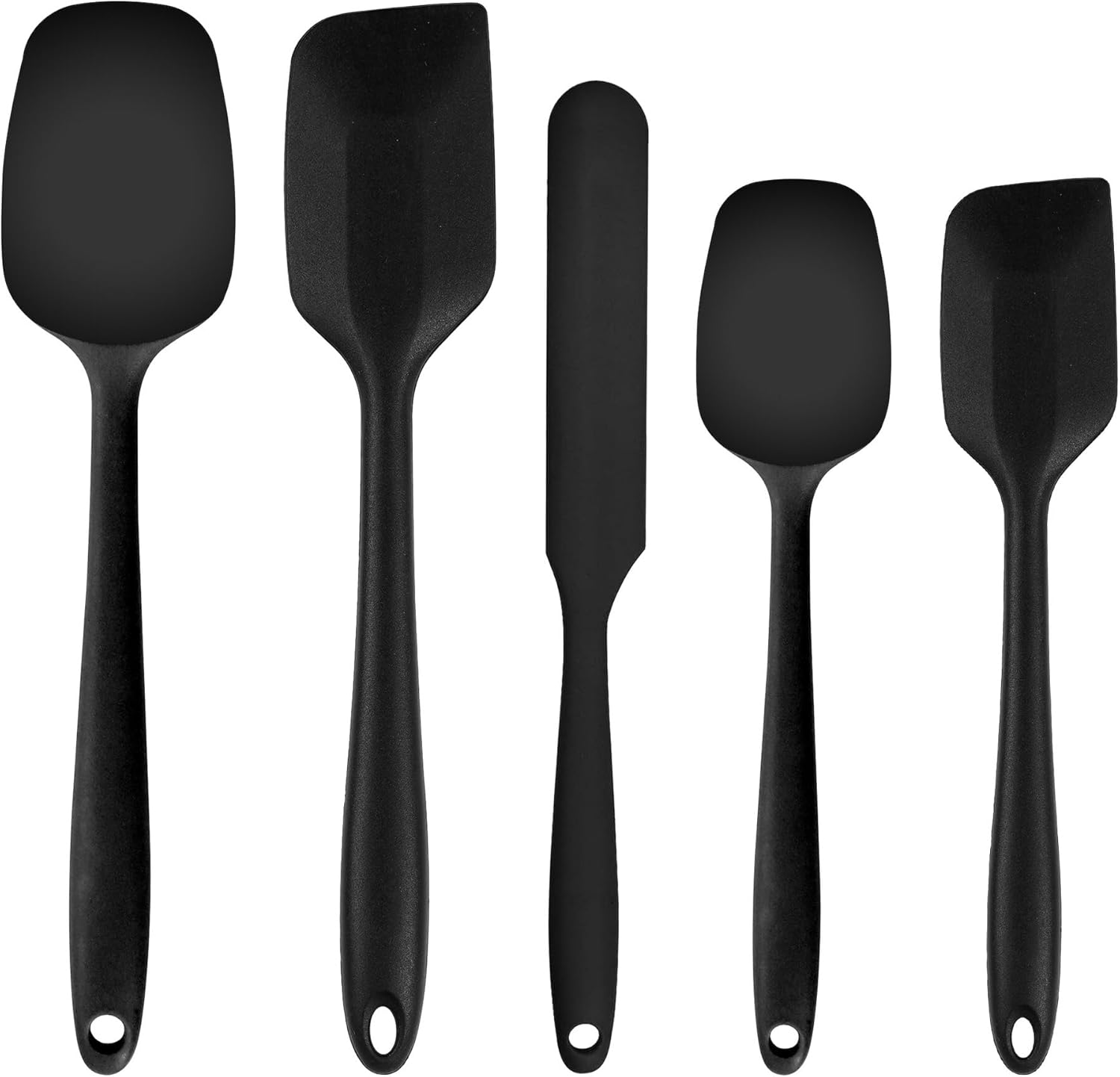 Amazon.com: RFAQK Silicone Spatula Set 500°F(Heat Resistant -Dishwasher ...