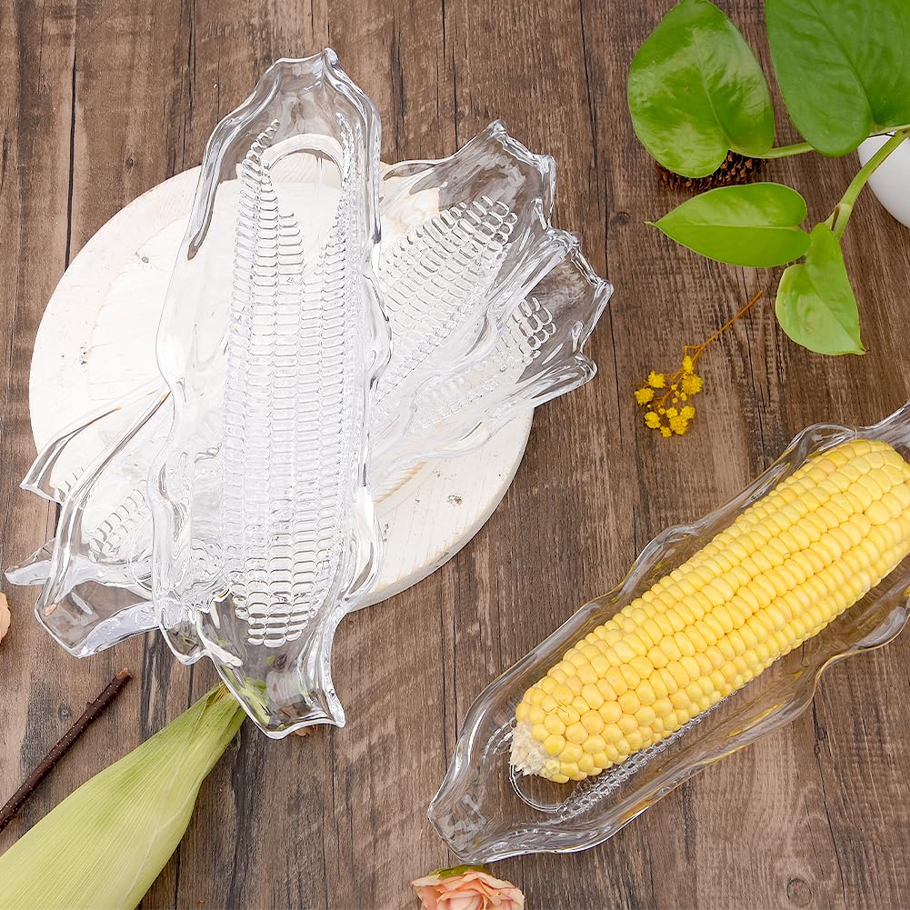 Snapklik.com : 4pcs Corn Tray, Corn On The Cob Plastic Tray, Family ...