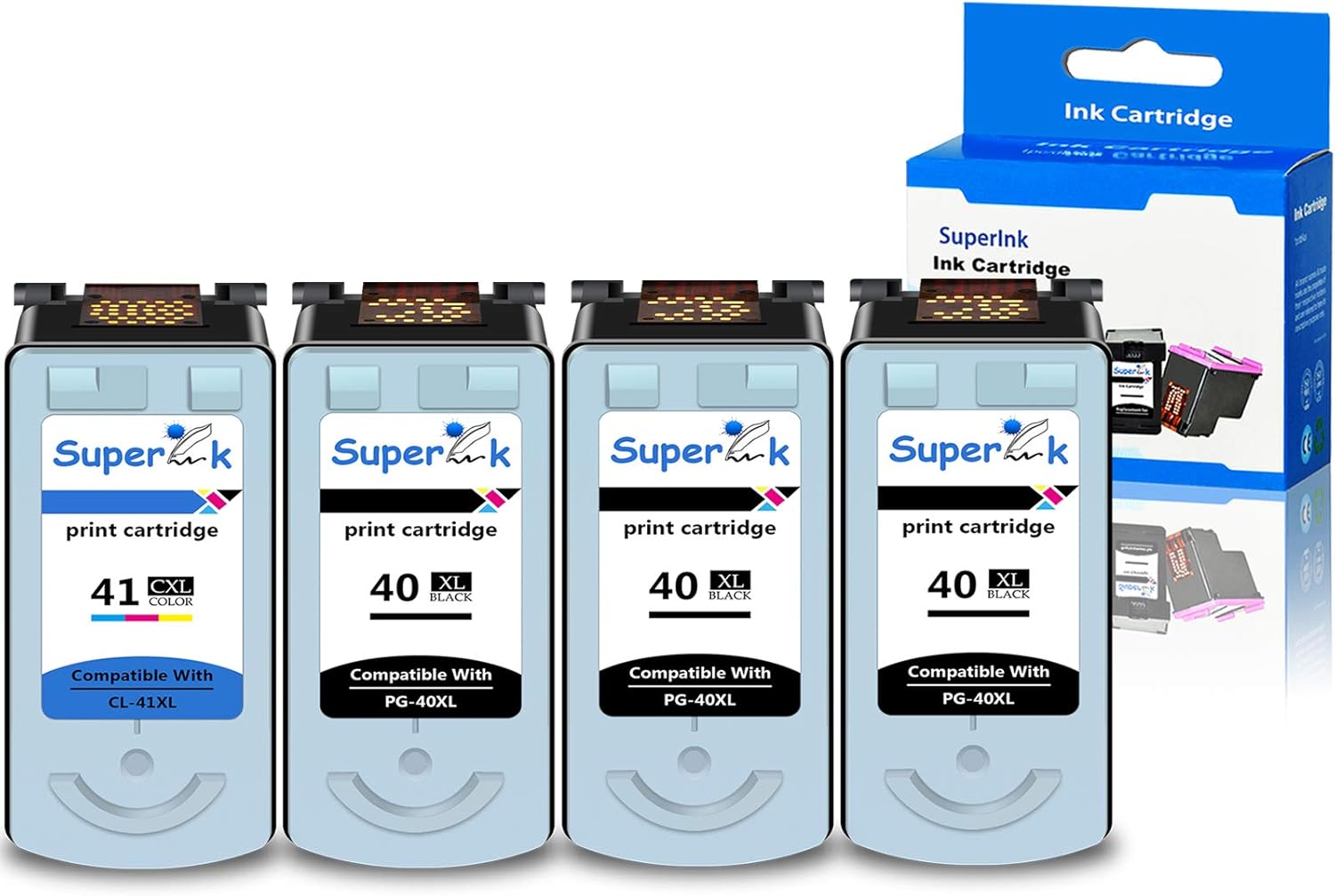 Amazon.com: SuperInk 4 Pack High Yield Remanufactured Compatible for ...