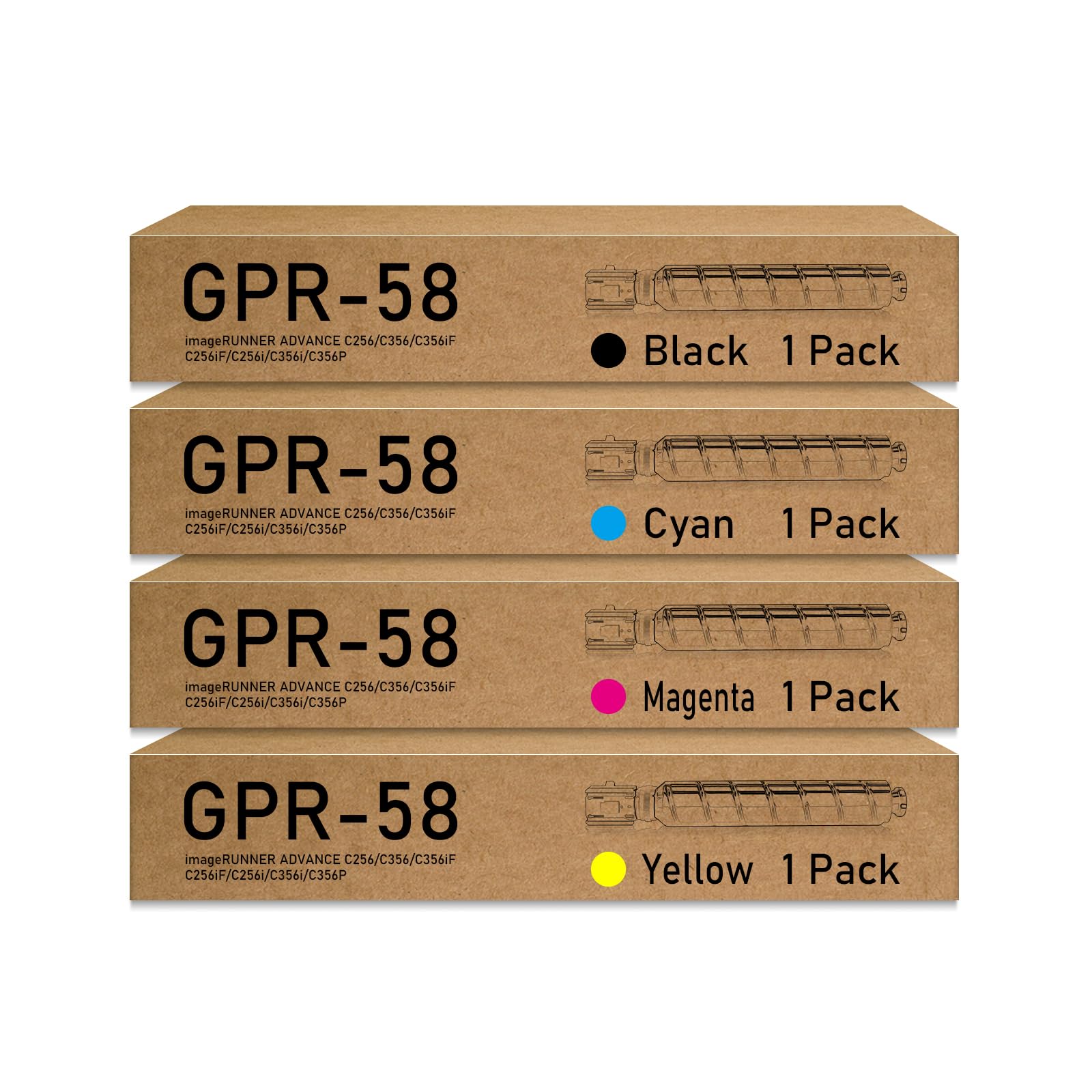 Amazon.com: Heynnie pro Remanufactured GPR-58 GPR58 Toner Cartridge ...