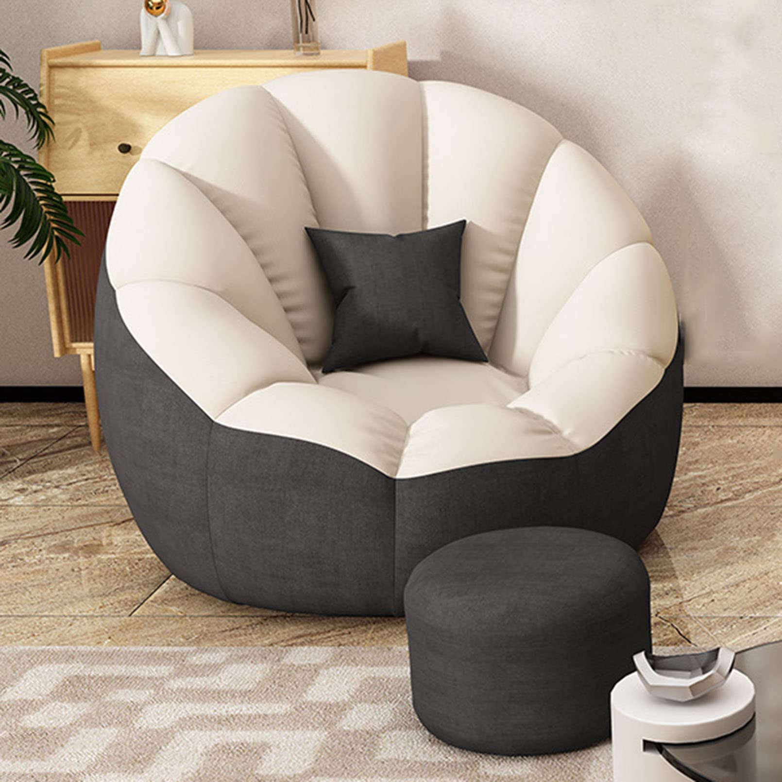 FROATS Pana Puff Pera sin Relleno para Adultos, Funda de Silla de Puff ...