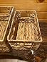 Amazon.com: Wicker Baskets for Organizing, Set of 3 Nesting Wicker ...