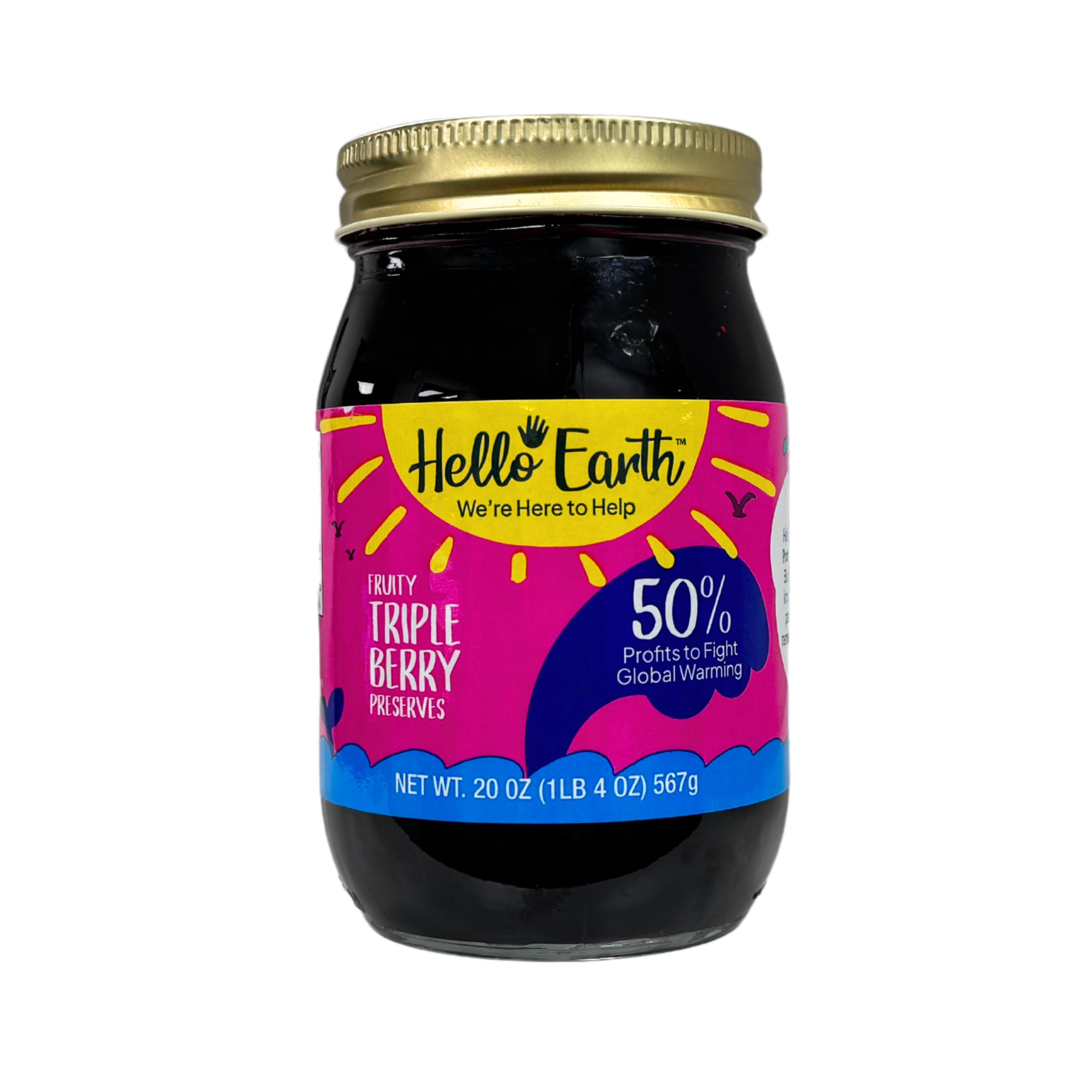 Amazon.com: Hello Earth Fruity Triple Berry Jam - Easily Spreadable ...