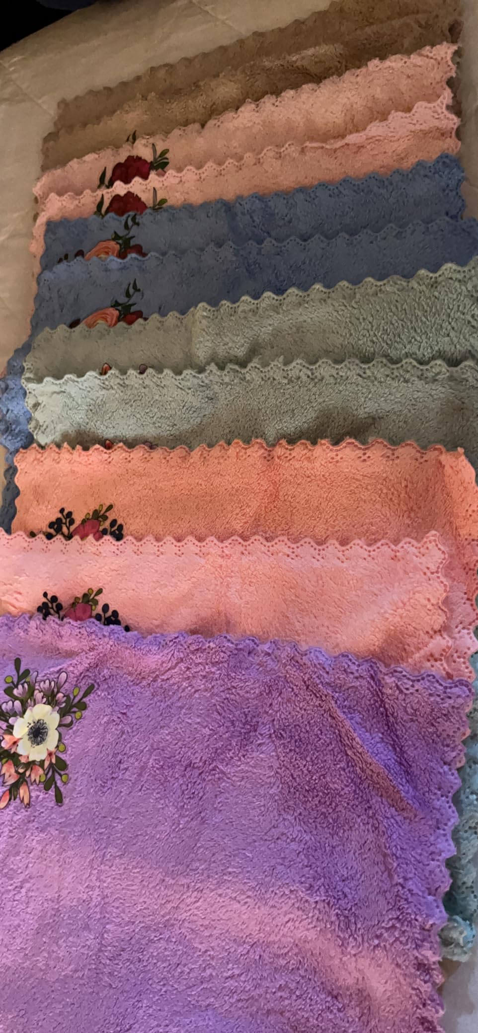 Outlay Home Face Towel/Handkerchief/Rumal Microfiber Small Size -Pack ...