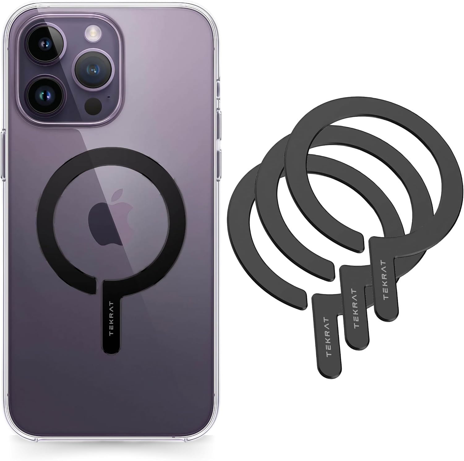 TEKRAT Magnetic Ring Sticker Compatible with MagSafe V2 – Universal ...