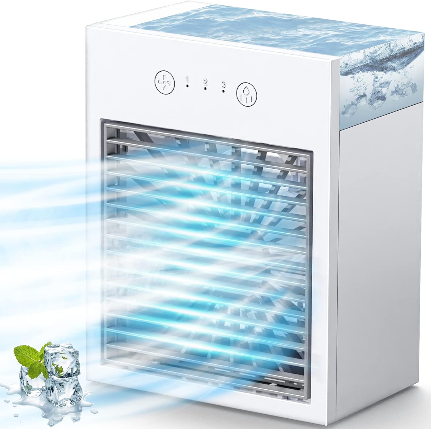 Amazon.com: Mini Portable Air Conditioners, 3 IN 1 Evaporative Air ...