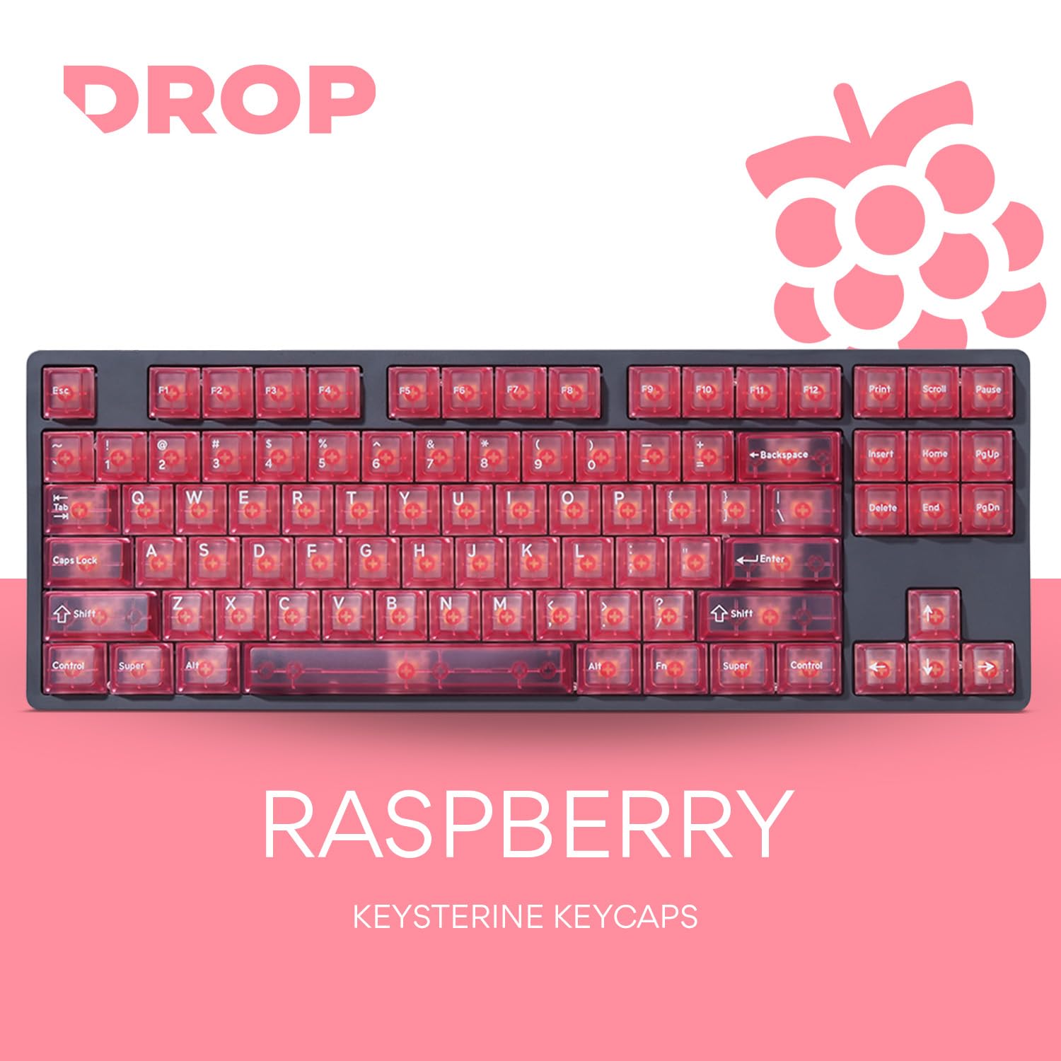 Snapklik.com : DROP + MiTo Keysterine Transparent ABS Keycap Set R2 ...