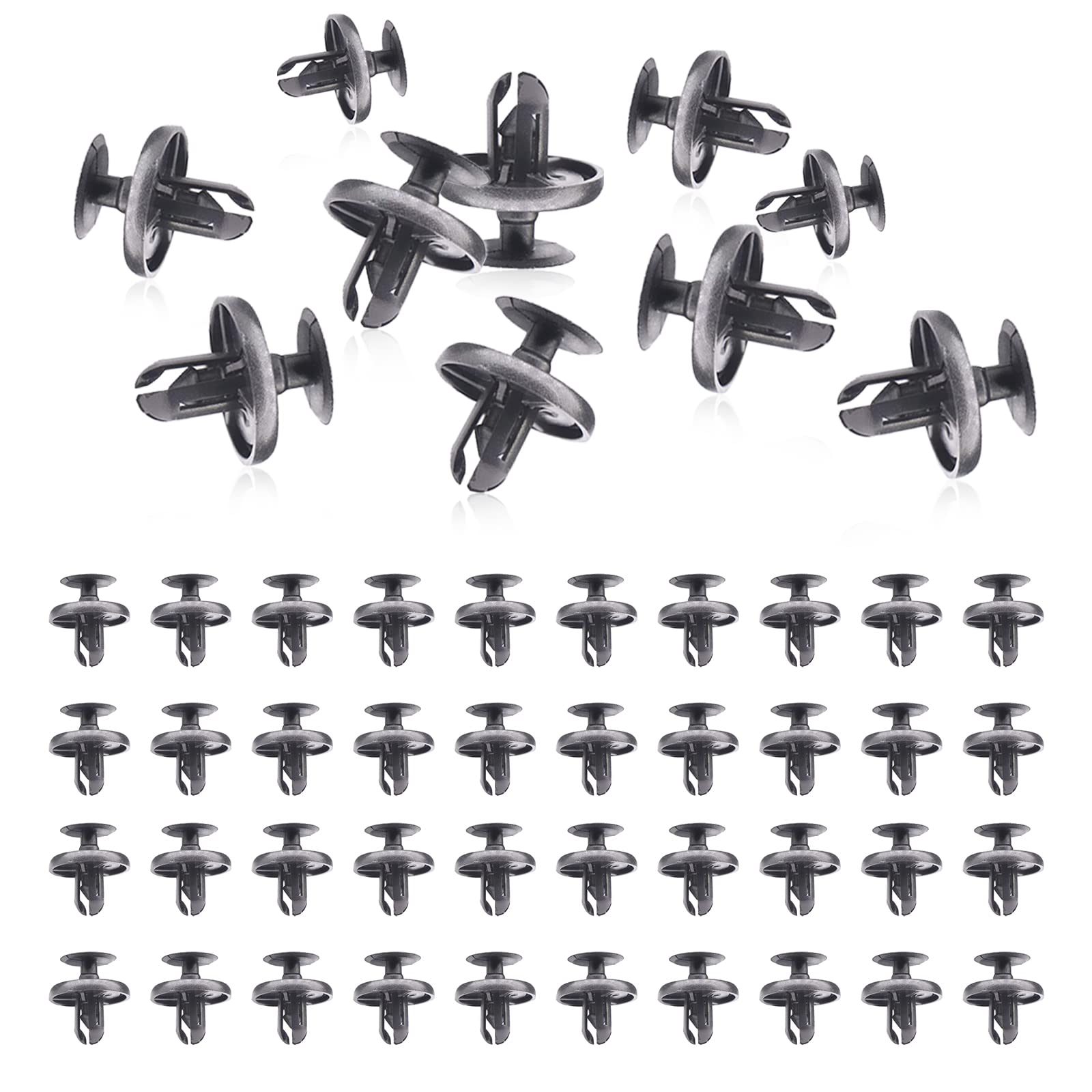 Amazon.com: Yonput 50 PCS Engine Under Cover Push-Type Retainer Clip ...