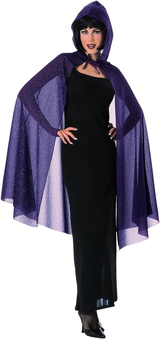 Amazon.com: Hooded Glitter Cape Costume Accessory : Clothing, Shoes ...