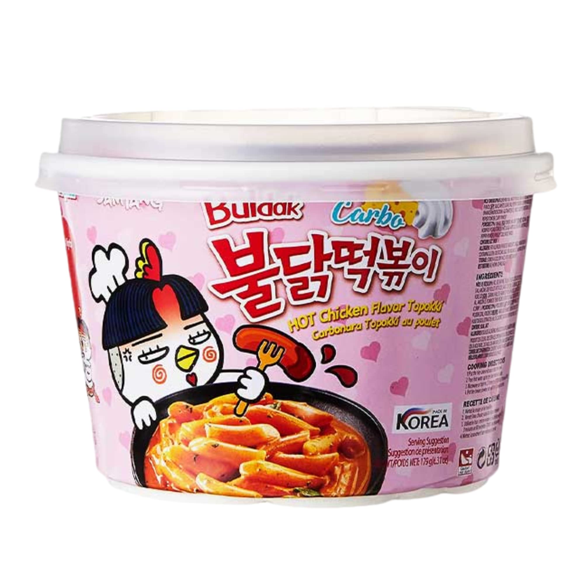 Buy Samyang Carbonara Tteokbokki 179g Hot Chicken Flavour Buldak Rice ...