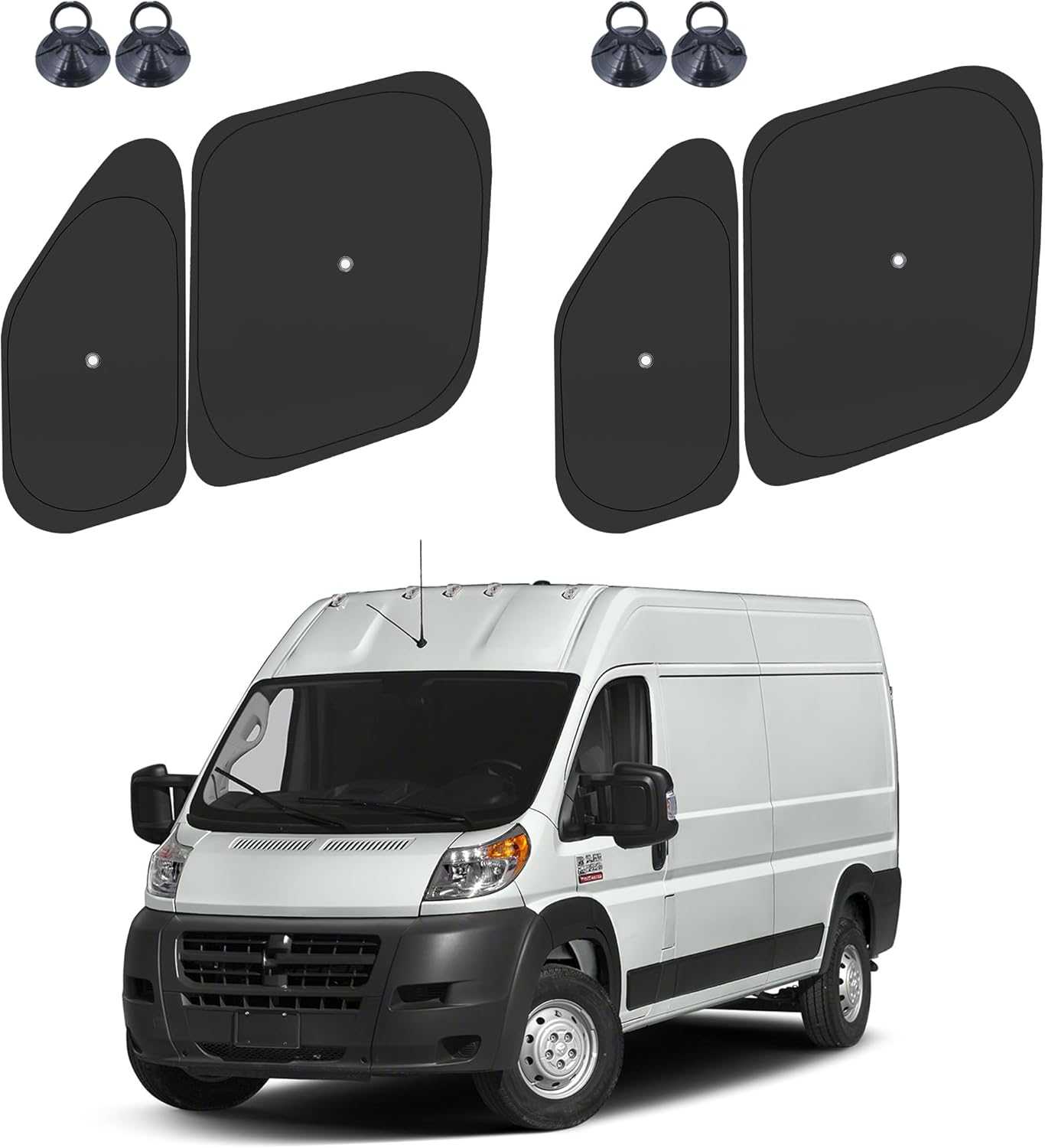 Amazon.com: ULROLIT Front Side Window Sun Shade for 2014-2025 Dodge RAM ...